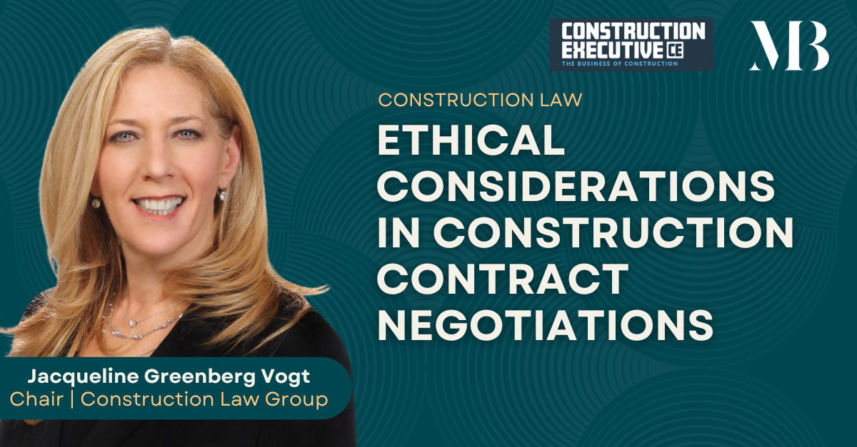 Ethical Responsibility in Construction Contracts: Insights from ...