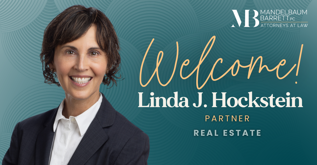 Linda J. Hockstein Joins Mandelbaum Barrett PC as a Real Estate Partner ...