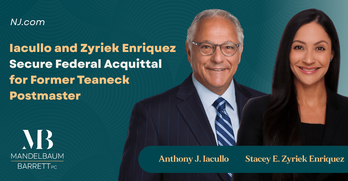 Anthony J. Iacullo and Stacey E. Zyriek Enriquez Secure Federal ...